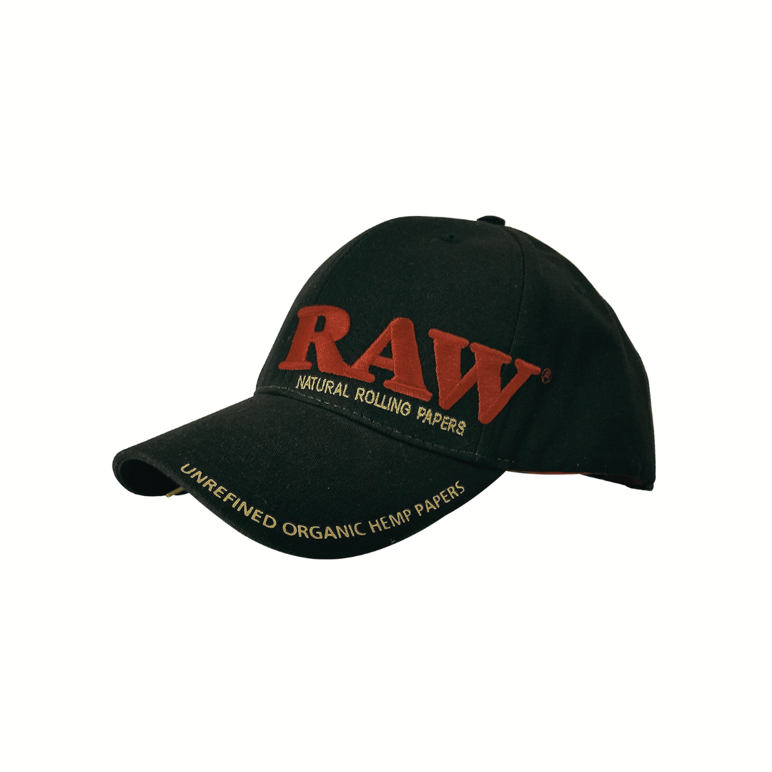 RAW Cap With Poker – Black – Cannabis Supply Store | Akira 420