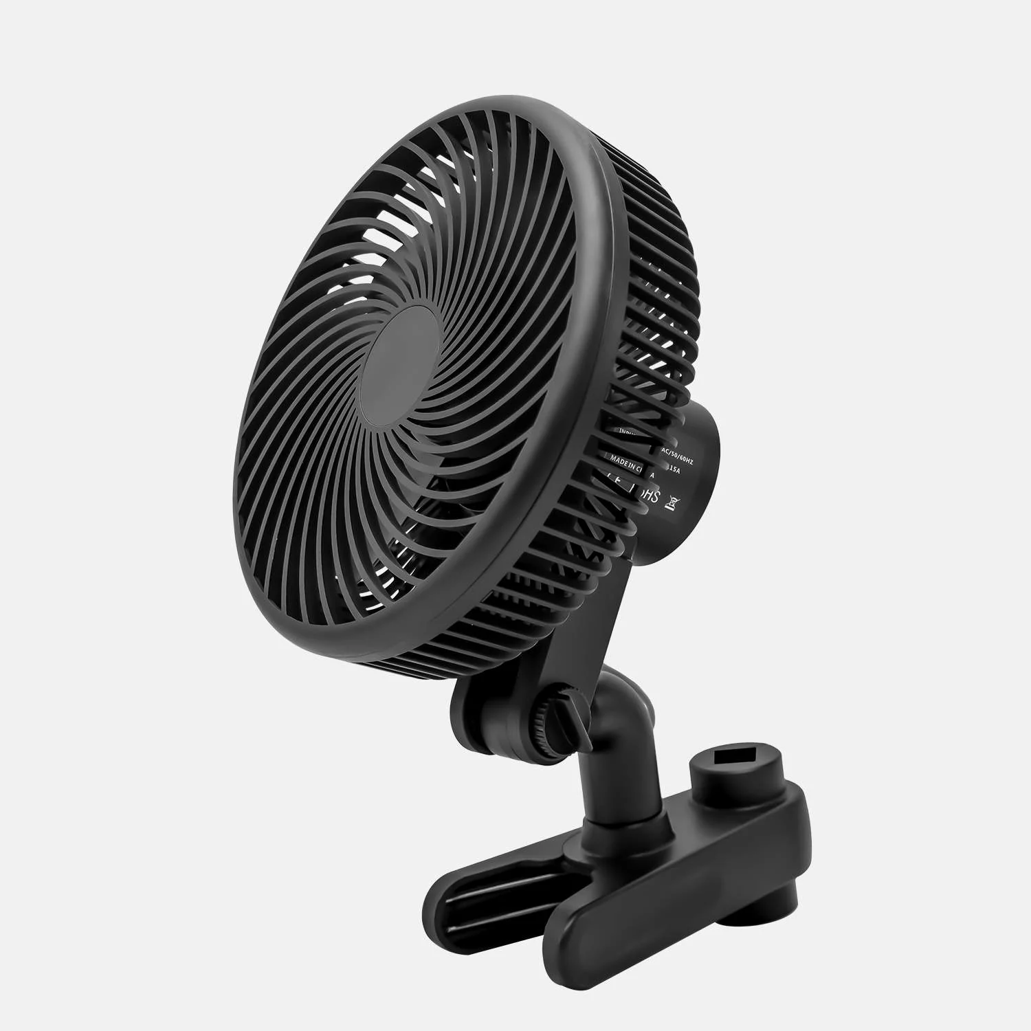 6 Inch Clip Fan for Grow Tents | 10-speed control | 45°/90° oscillation ...